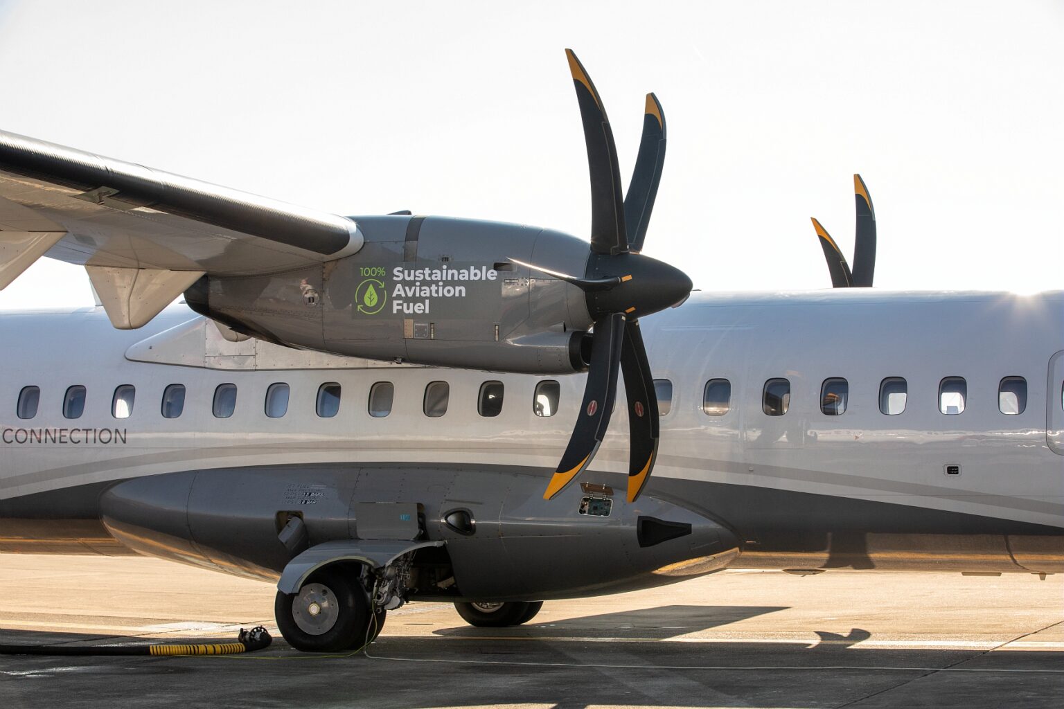 ATR realiza con éxito vuelos de prueba con 100% SAF en un motor - AeroErmo