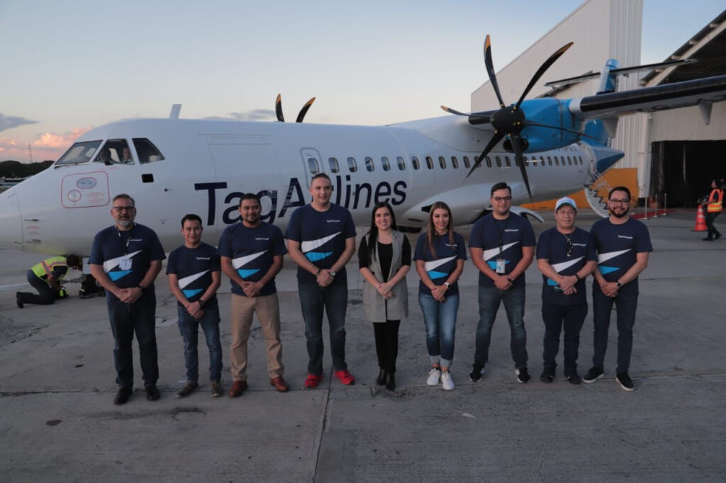 El segundo avión nuevo ATR 72 arribó a Guatemala; TagAirlines fortalece su flota - AeroErmo