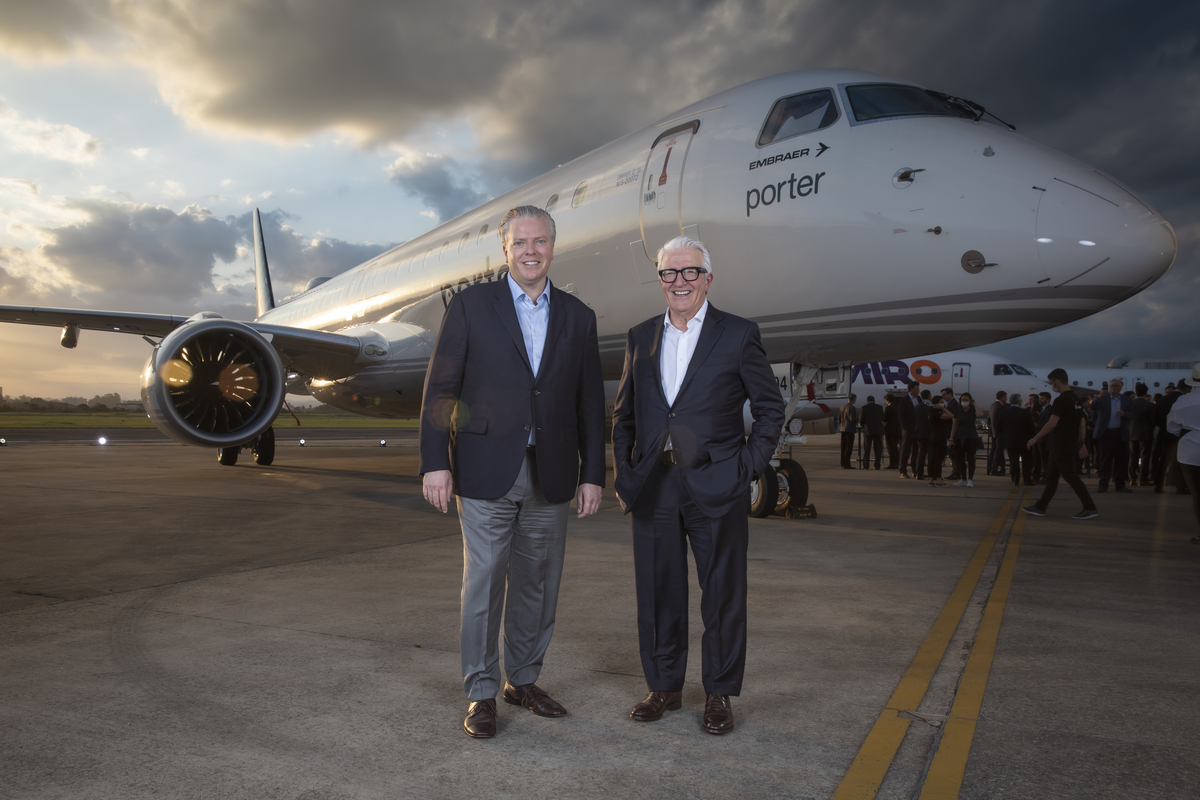 Porter Airlines recibe sus primeros Embraer E195-E2 - AeroErmo