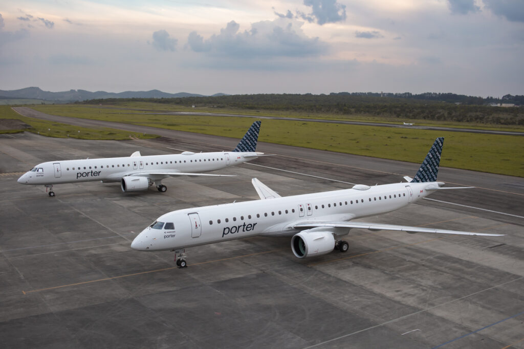 Porter Airlines recibe sus primeros Embraer E195-E2 - AeroErmo