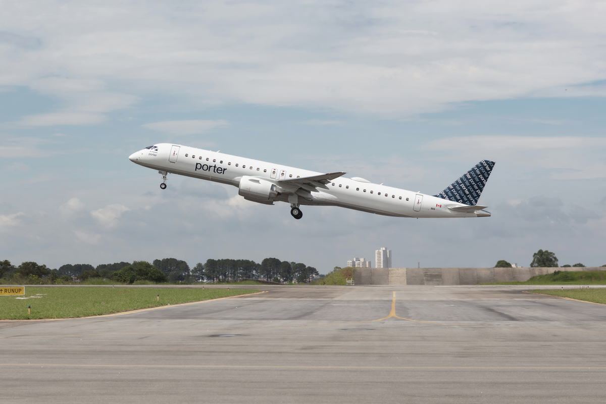 Porter Airlines recibe sus primeros Embraer E195-E2 - AeroErmo