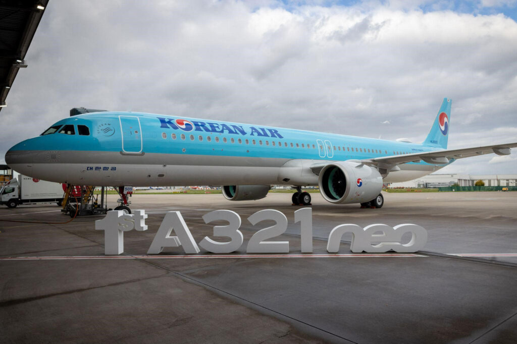 Los motores Pratt & Whitney GTF™ impulsan el primer avión A321neo de Korean Air - AeroErmo