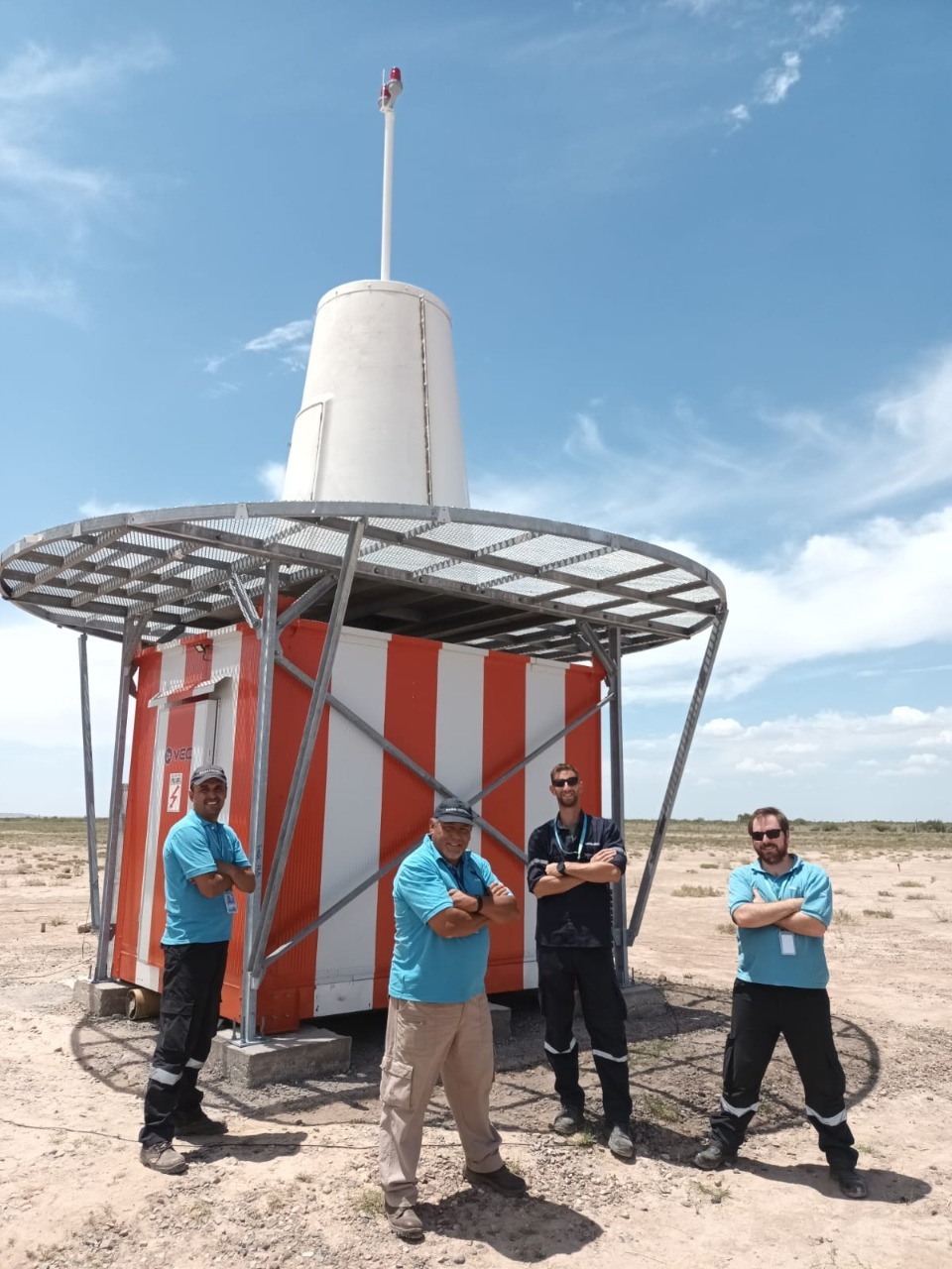 EANA instaló un nuevo radiofaro VOR en el Aeropuerto de Mendoza - AeroErmo