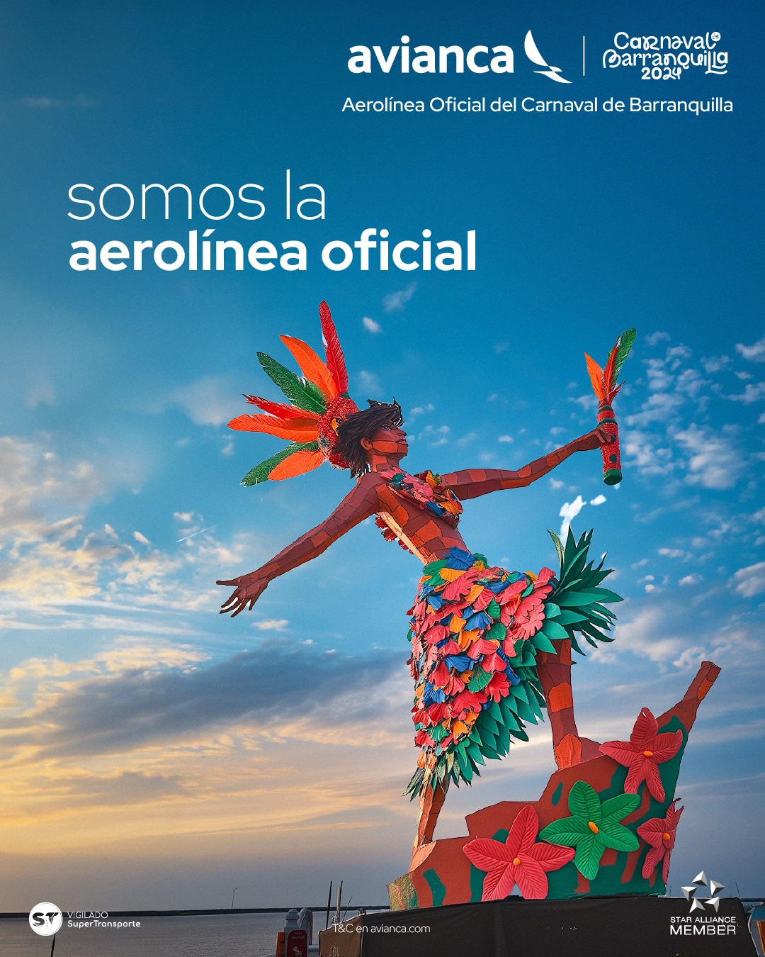 Avianca es la aerolínea oficial del Carnaval de Barranquilla - AeroErmo